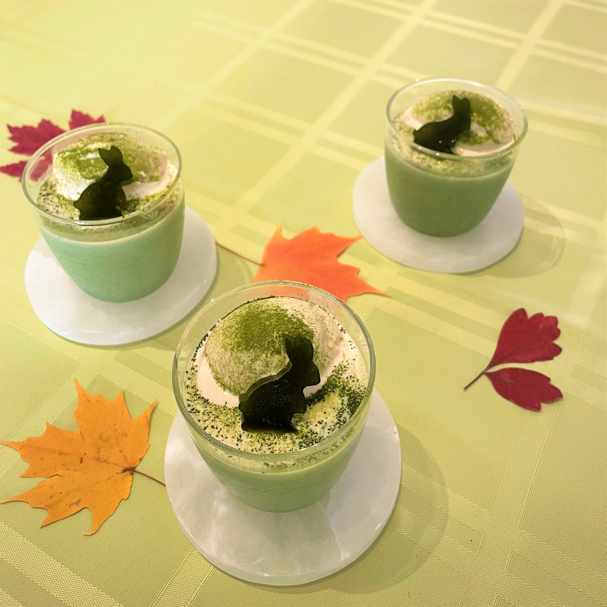 Matcha Milk Kanten Pudding (抹茶ミルク寒天プリン） – KANTEN CANADA